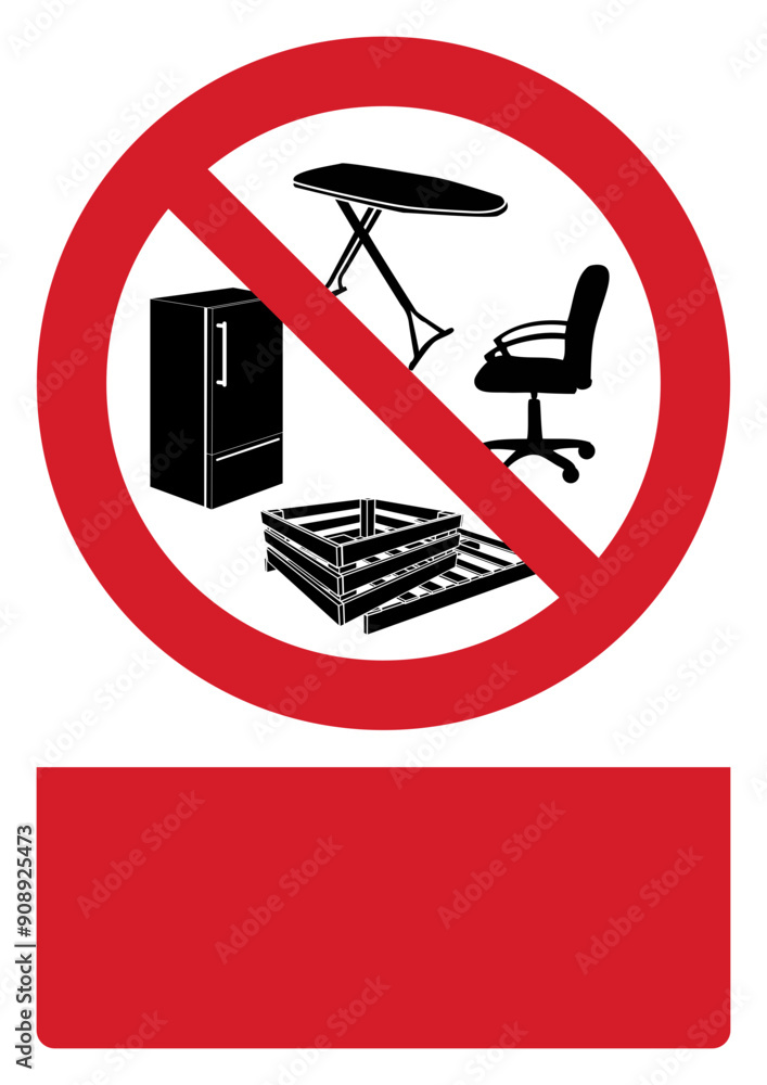 ISO prohibition safety signs v2_no dumping of bulk items your custom ...