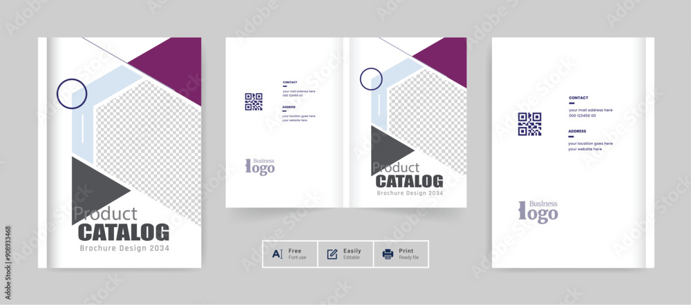 Product catalog cover page design for your business professional ...