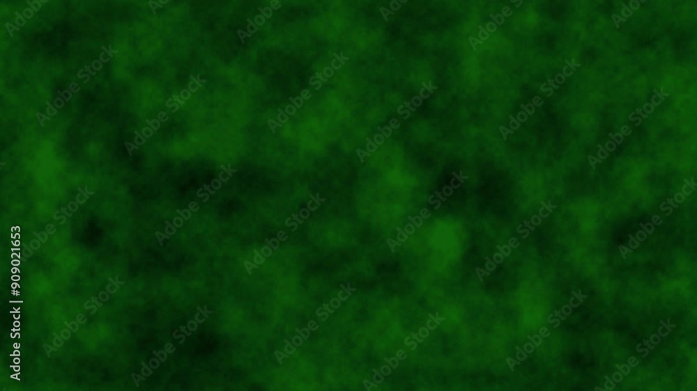 green fog and smoke noise in the dark, Abstract digital black ...