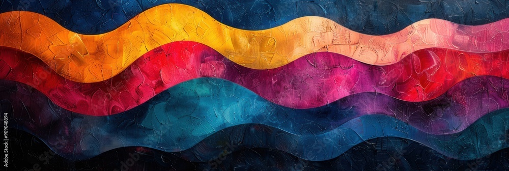 Banner: abstract background in colors and patterns for National ...