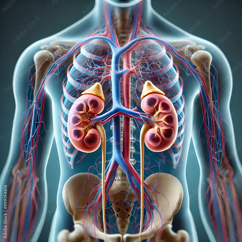 Kidney Anatomy: Radiographic Exploration and X-ray Imaging of Human ...