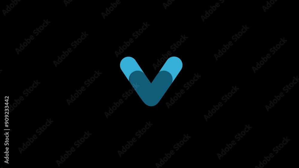 Swipe down arrow set animation, arrow animation on black background ...