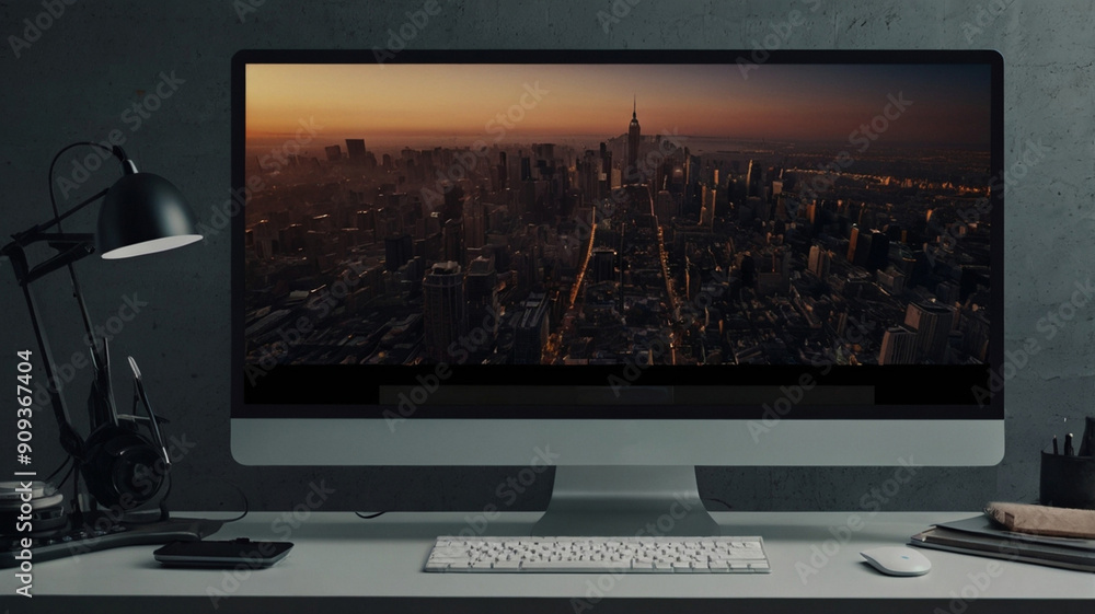 banner featuring a minimalist, seamless HD quality background with an ...