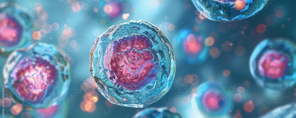 Formation of haploid cells during meiosis, top view, depicting the ...
