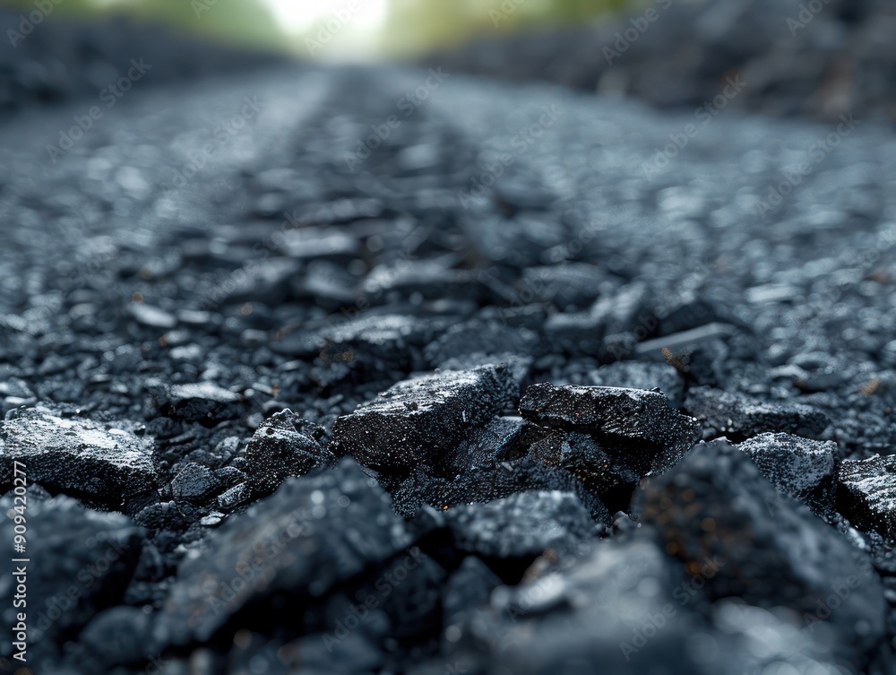 Asphalt Road Construction Progress Witnessing the Evolution of a Smooth ...