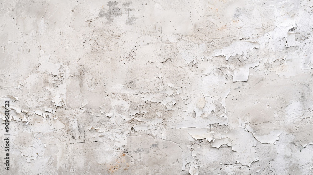 Smooth plaster wall texture background with a uniform, light-colored ...