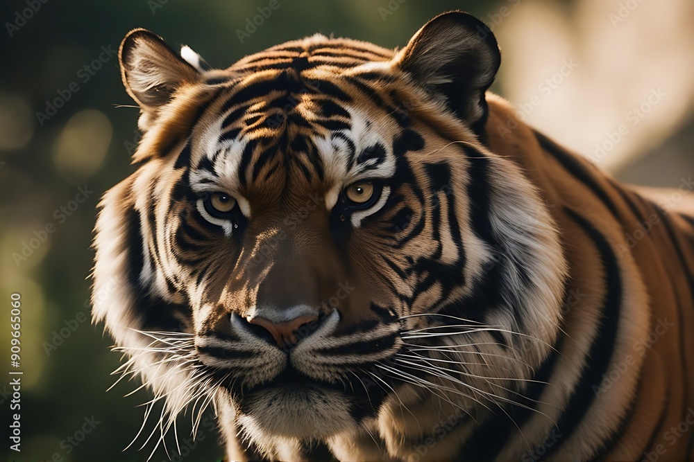angry tiger beautiful panthera sumatran portrait tigris animal sumatrae ...