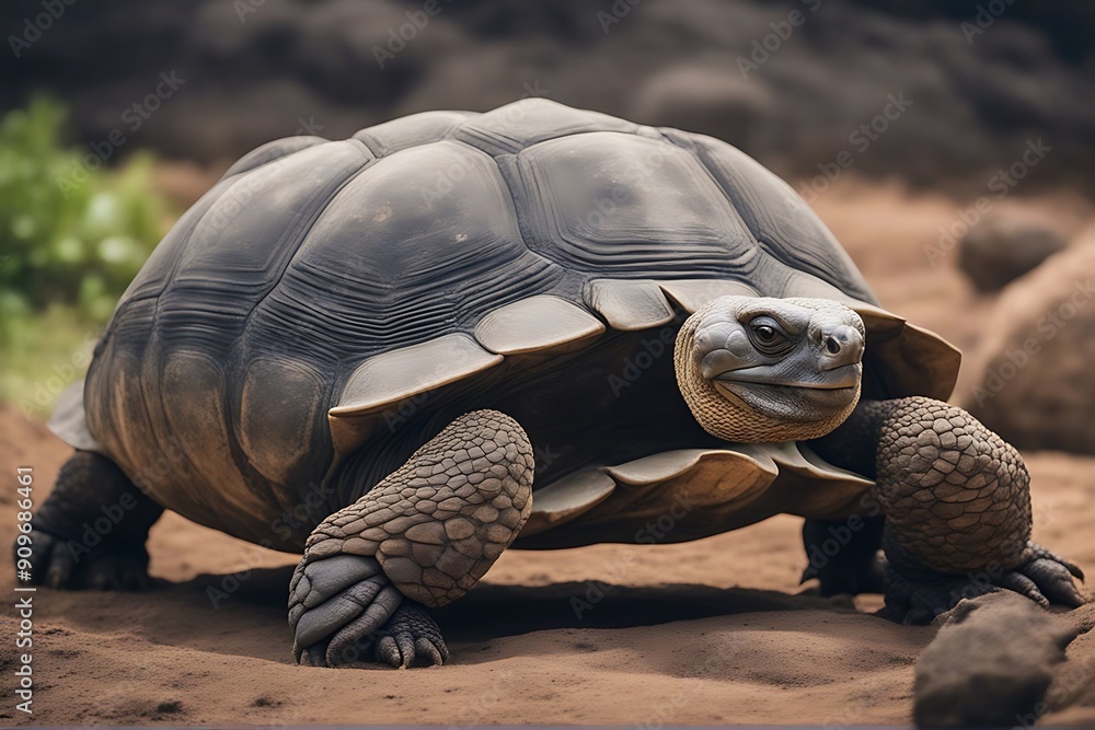 galapagos islands big tortoise turtle ecuador large animal reptile ...
