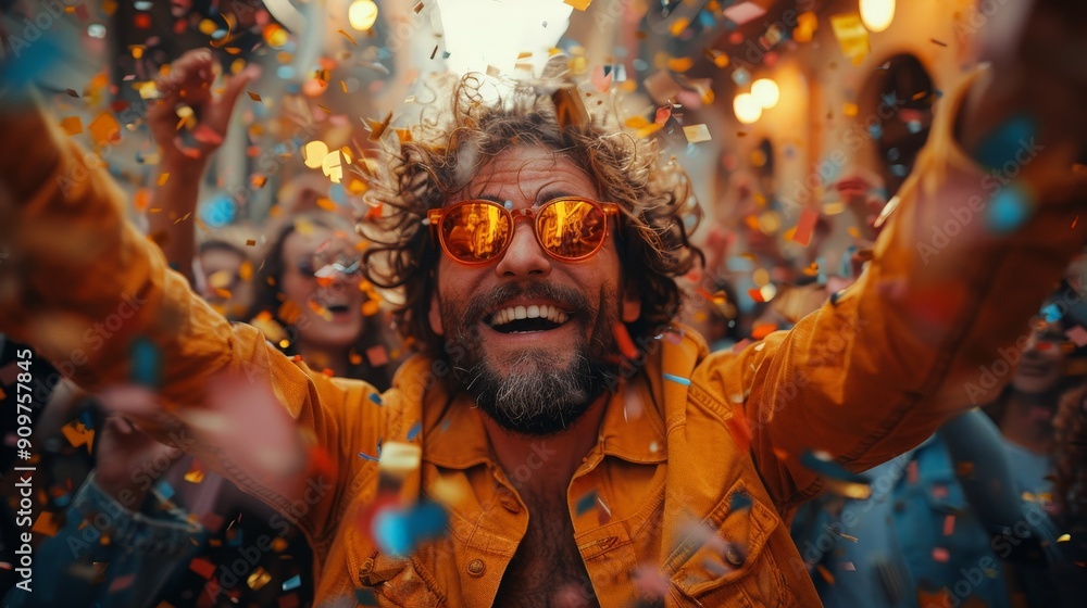 Poster A team celebrating a successful project completion – Wall Art ...