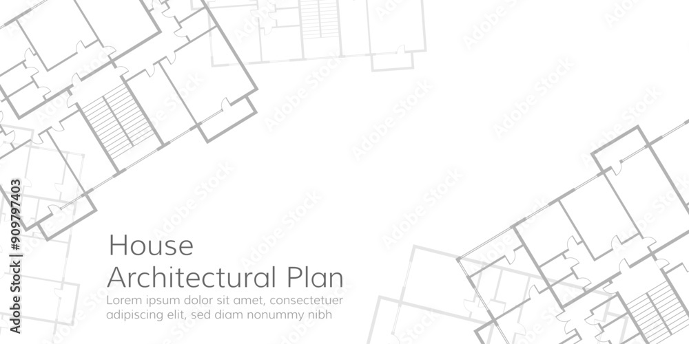 Architectural background. Part of house and apartments architectural ...