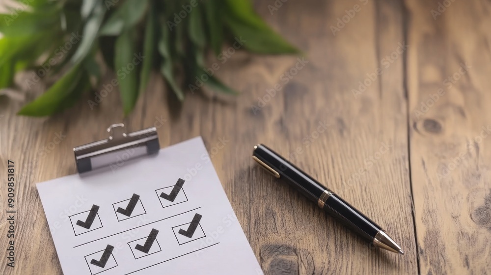 Creative To-Do List Concept: Organizational Productivity Checklist with ...