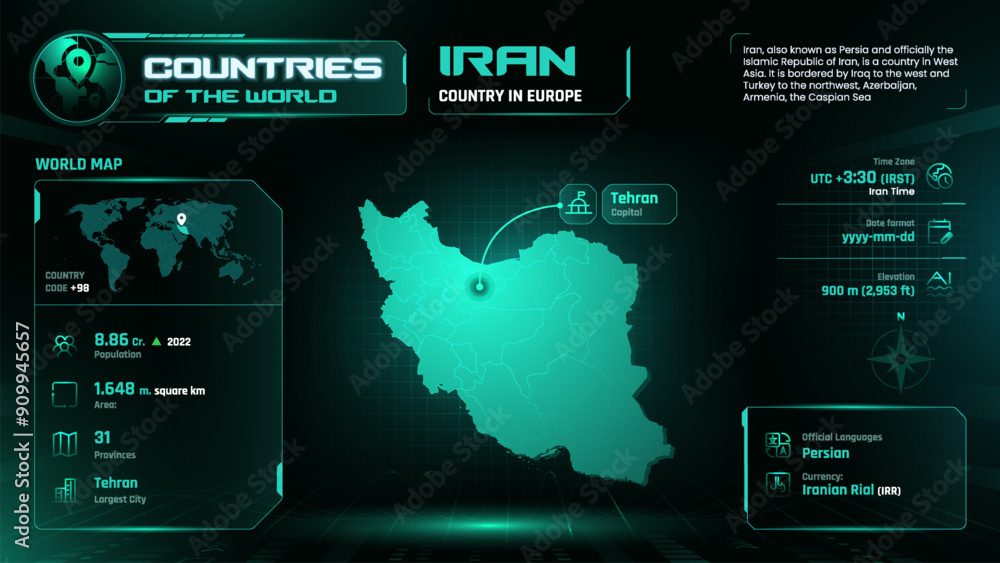 Iran Map Detailed Insights on Geography, Population and Key Facts ...