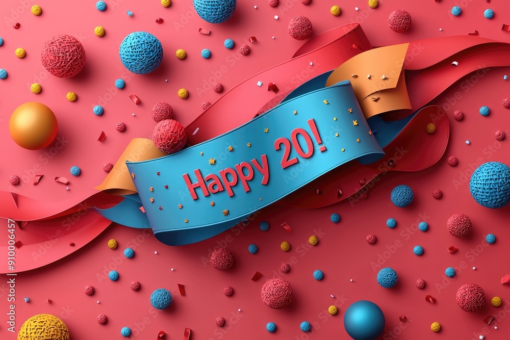 Two decade joy: text happy 20 years, celebrating twenty years of ...