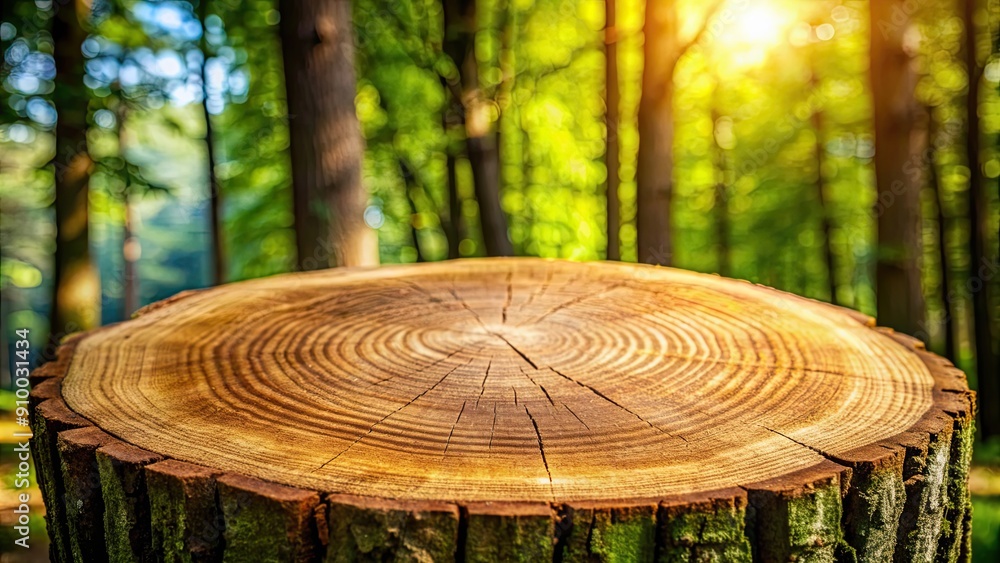 Tree trunk with visible tree rings , nature, forest, wood, texture ...
