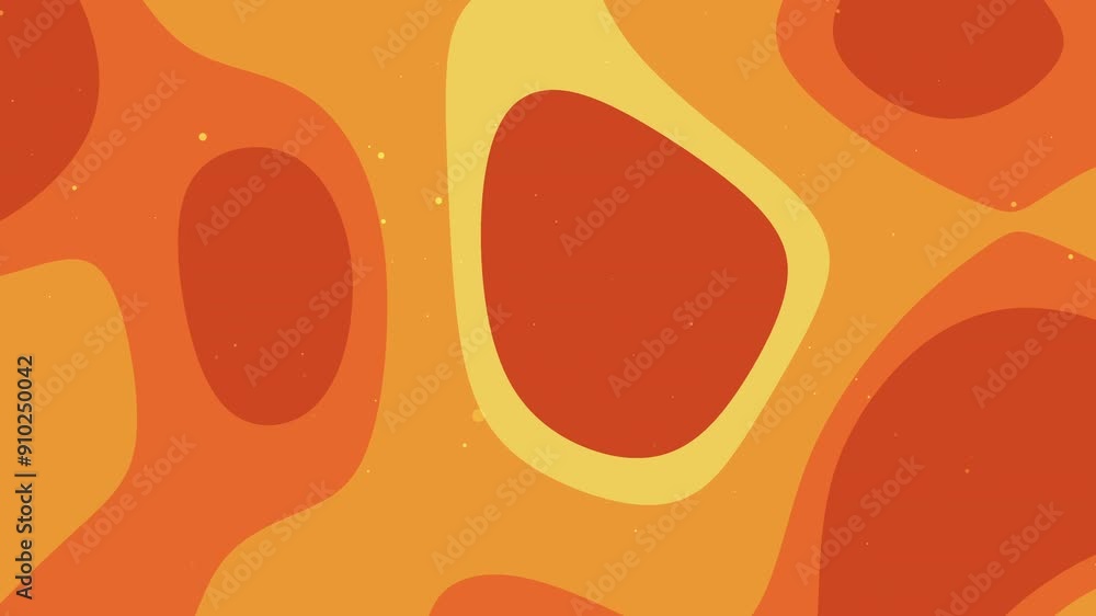 Deep Orange background with shapes suitable for modern design projects ...