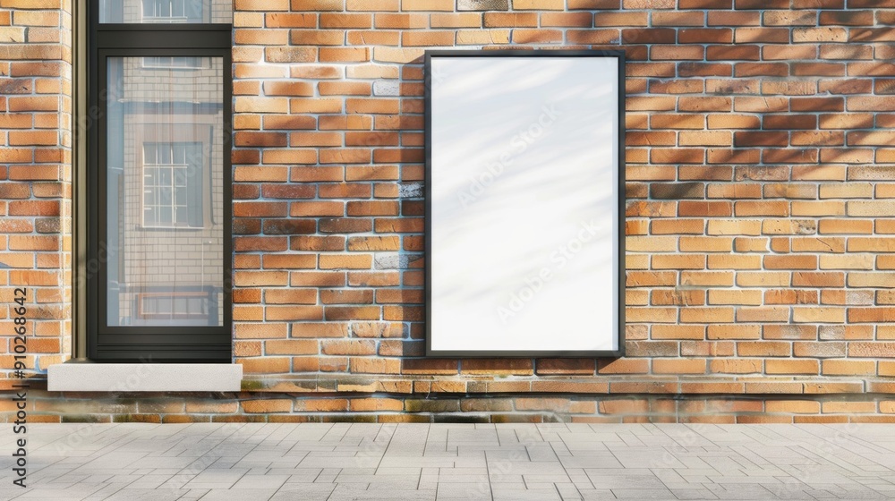 Blank white outdoor billboard on blue sky background with clipping path ...