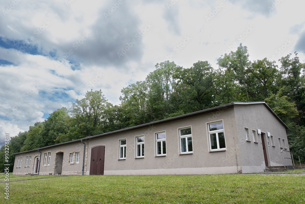 Buchenwald Concentration Camp SS administration and headquarters of the ...