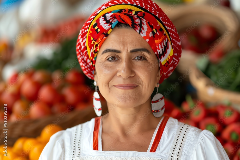 Spartan woman in traditional attire, ancient marketplace, daily life in ...