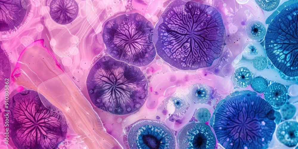 Microscopy slides for the study of histology ovary and ovule flower ...