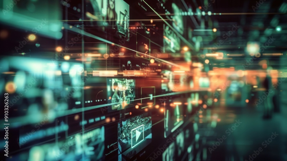 Digital media technology with multimedia global online communication ...