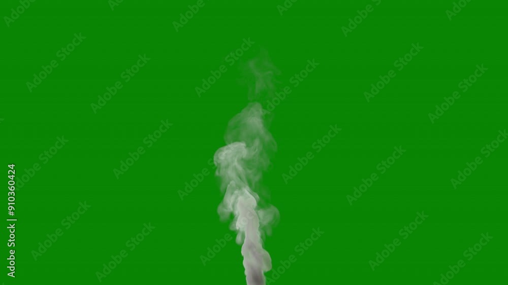 Rising smoke column in a seamless loop for any duration you need, 4k ...