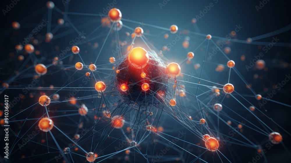 Cinematic brain activity network visualization: abstract representation ...