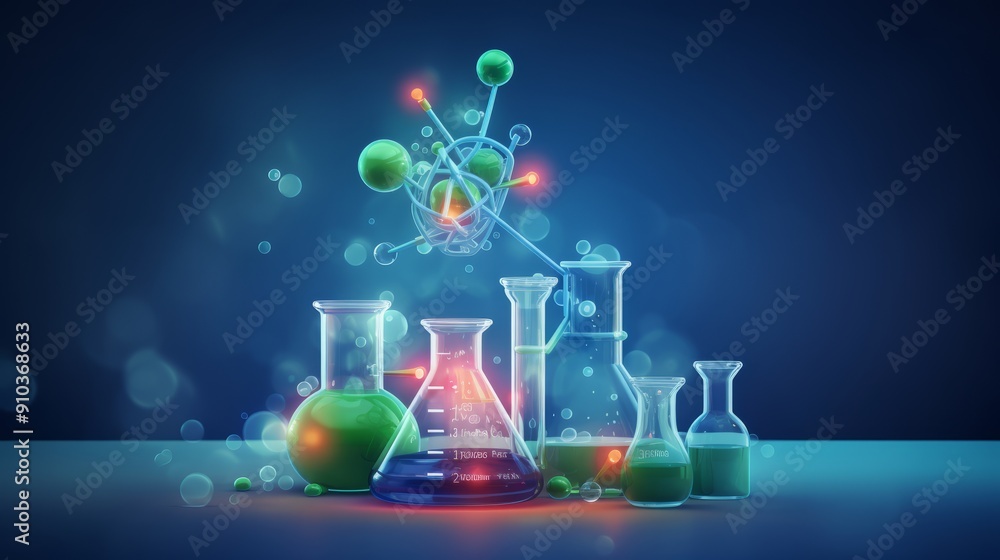 Innovative science education for kids: chemistry experiment with beaker ...