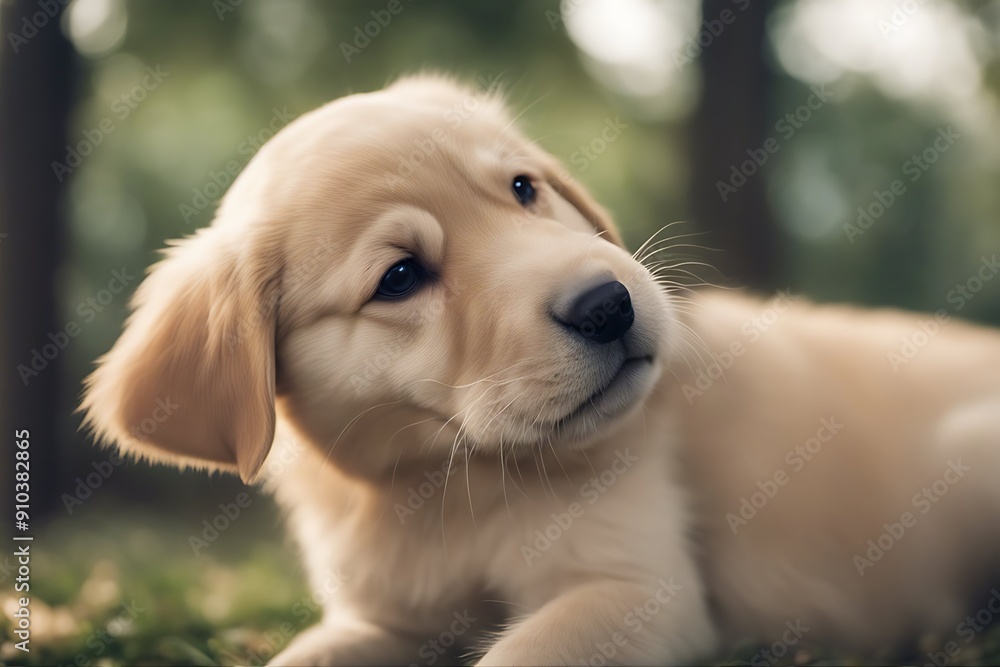 scratching puppy retriever fleas allergy animal background canino dog ...