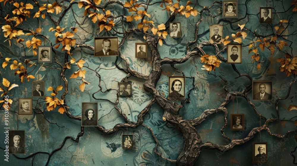 Photo & Art Print generations connected woman honoring ancestors with ...