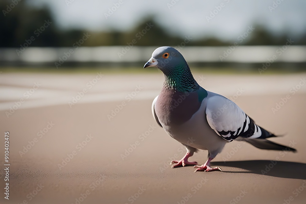 background racing bird fulll white speed isolate close body pigeon dove ...