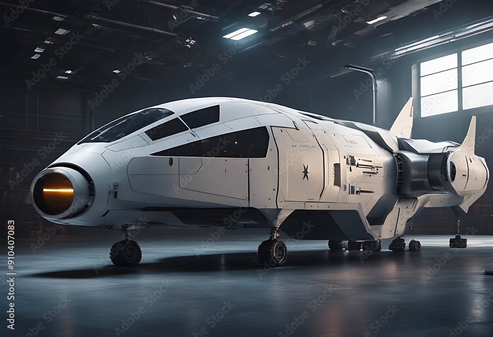 military futuristic clipping spacecraft path three-dimensional advanced ...