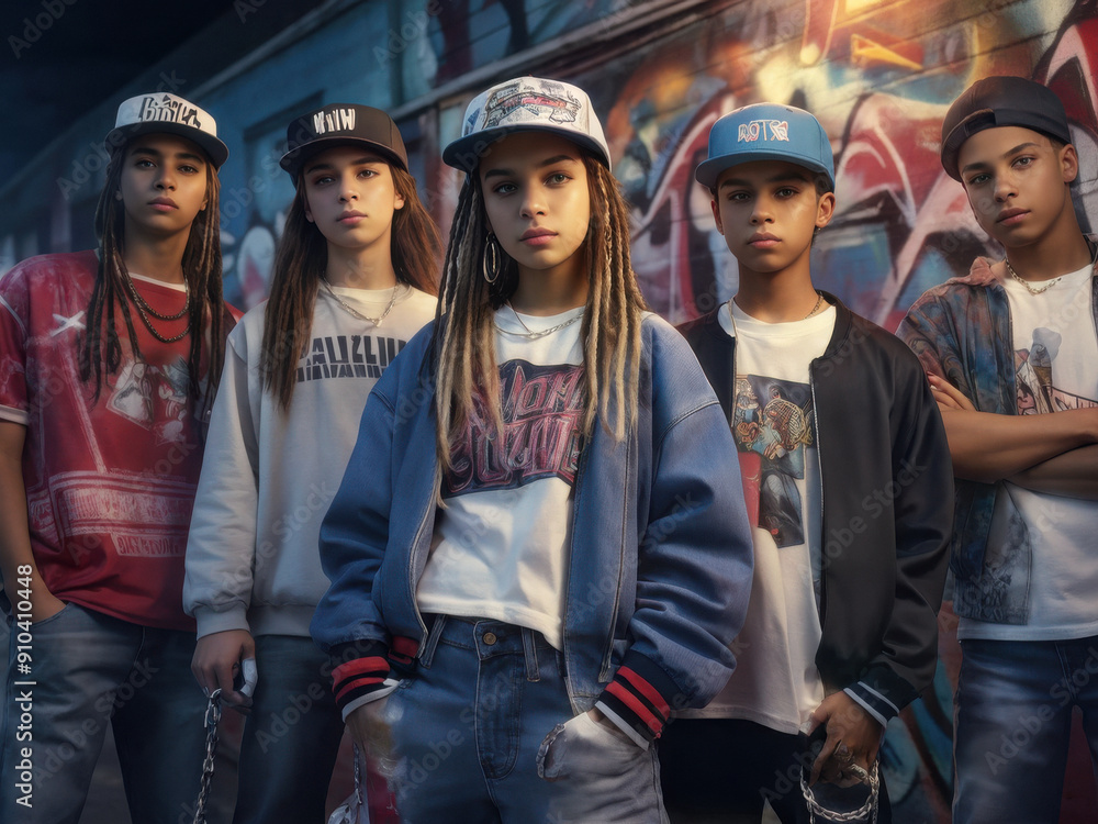 Foto de Streetwise Style: spirit of the 90s with this vibrant street ...