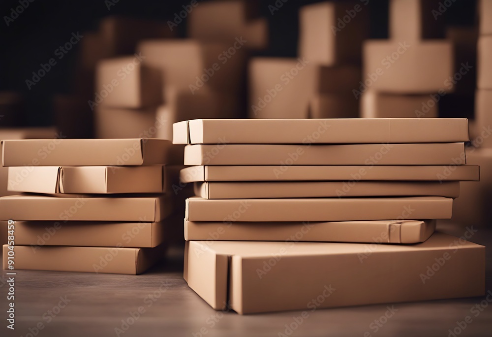 card asian caucasian business cardboard empty concept space background ...