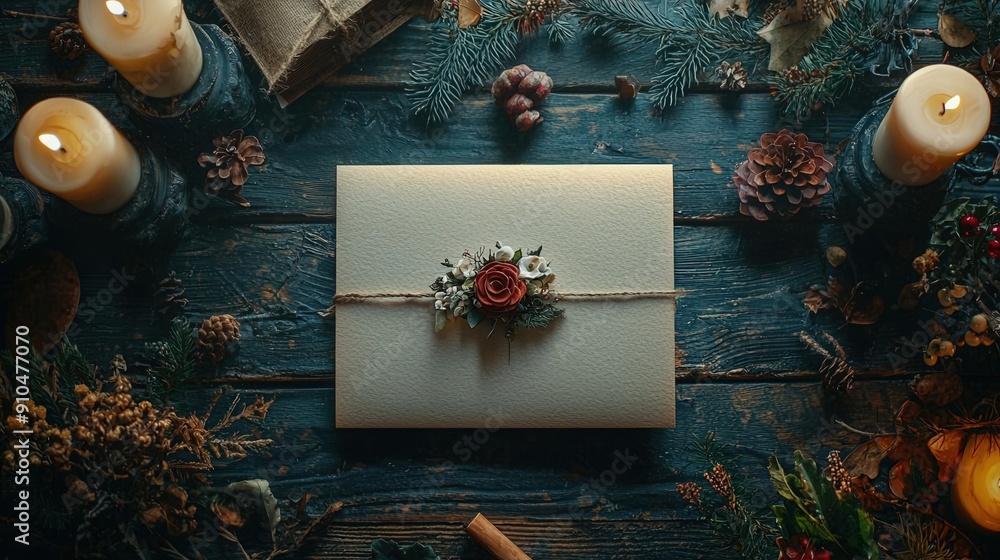 An 8K resolution photo of invitation preparation, coloring, and wedding ...