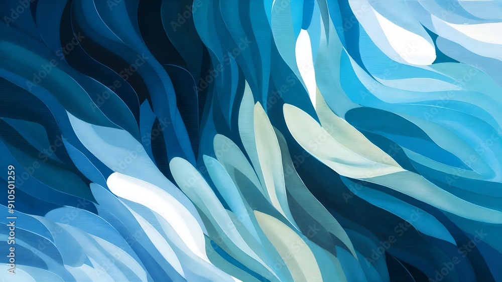 Dynamic Fluidity: A Collection of Blue Abstract Backgrounds Featuring ...