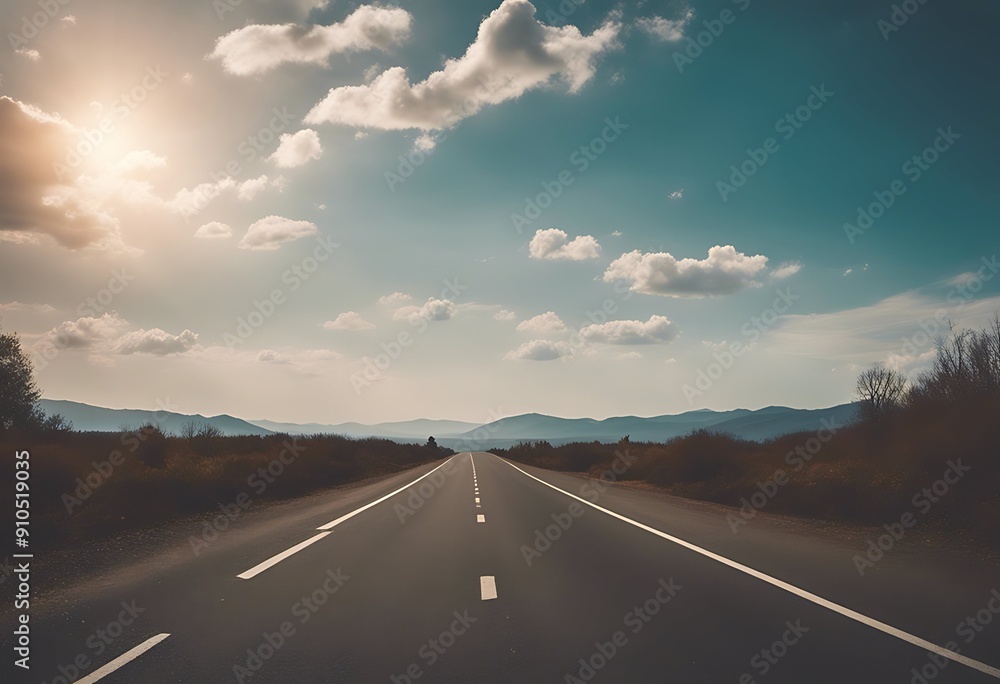 sky road background highway landscape trip journey nature freedom ...