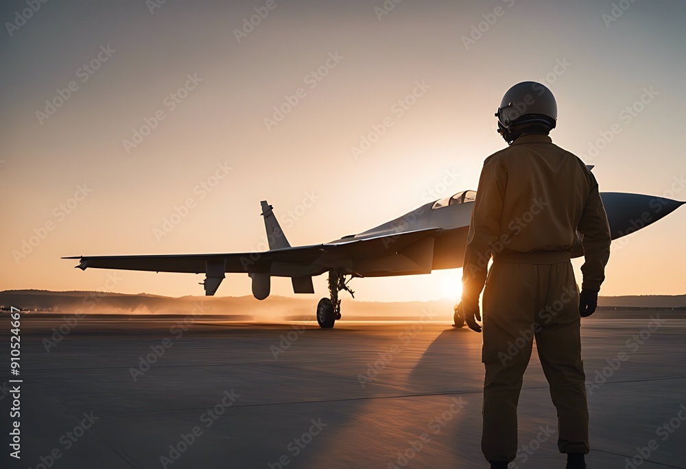 pilot fighter jet dawn supersonic airbase military airforce aircraft ...