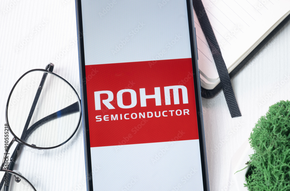 New York, USA - 1 August 2024: Rohm Logo on Phone Screen, Company Icon ...