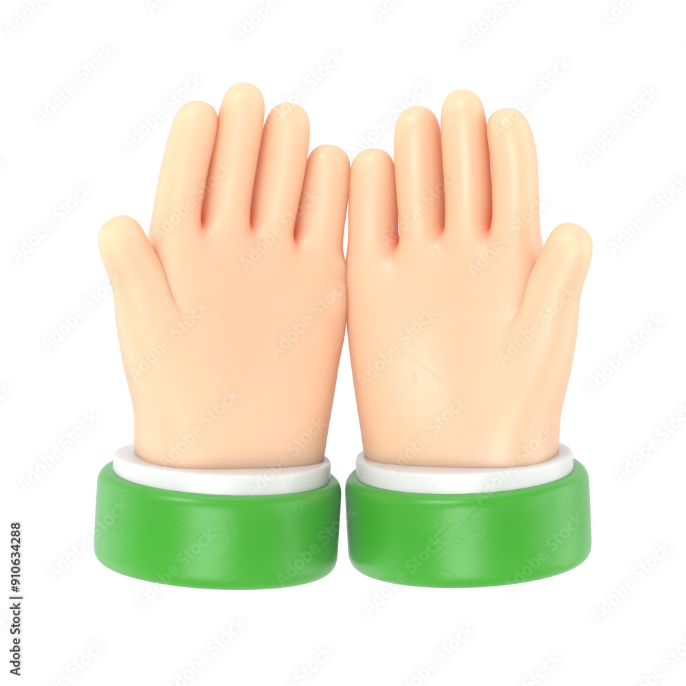 Transparent Backgrounds Mock-up. Two hands together with palms up,top ...