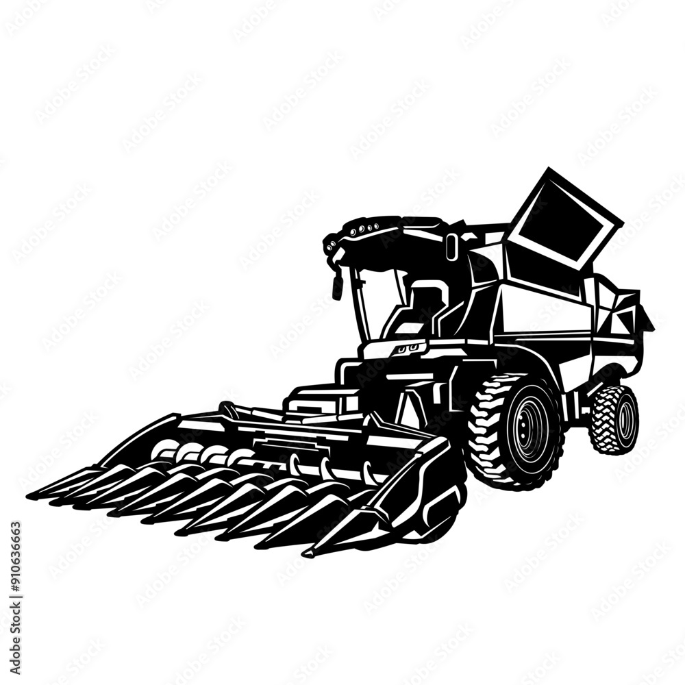 Corn Harvester | Heavy Equipment | Farm Vehicle | Corn Field Owner ...