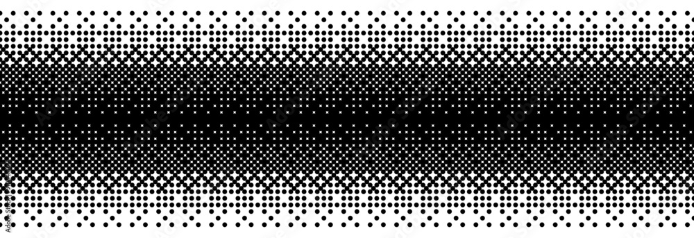 Fading bitmap gradient texture. Black and white dither pattern ...
