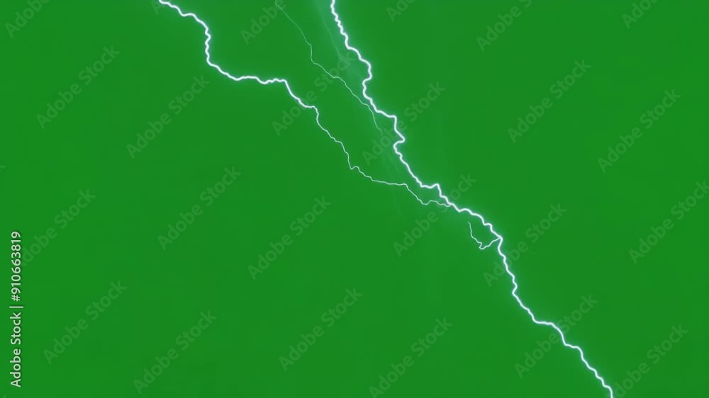 A strikingly lifelike simulation as animated lightning strikes and ...