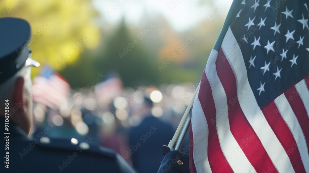 Veterans Day 2024 memorial service with a solemn flag ceremony ...
