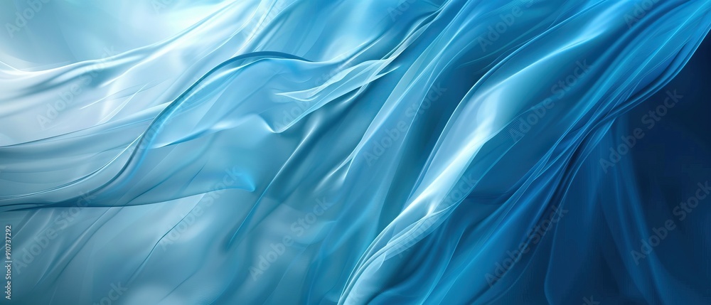 Abstract Blue Flowing Water Texture Liquid Motion Background Smooth ...