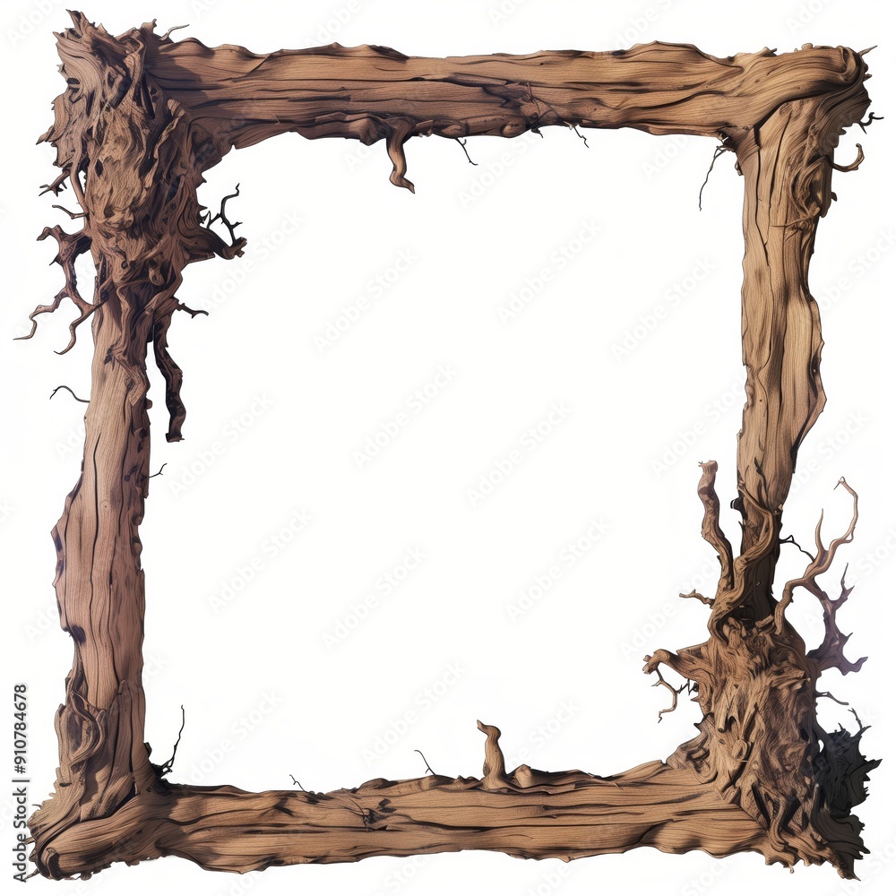 Fantasy Wooden PC Strategy Game Mini-map Character Frame Template on ...