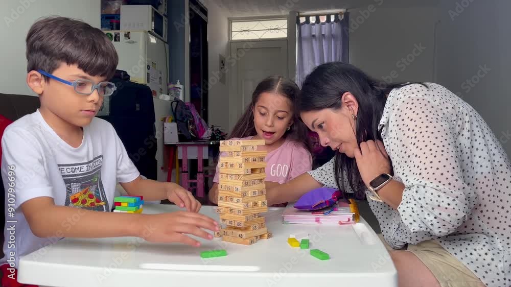 International Children Day. Beautiful Latino children playing with ...