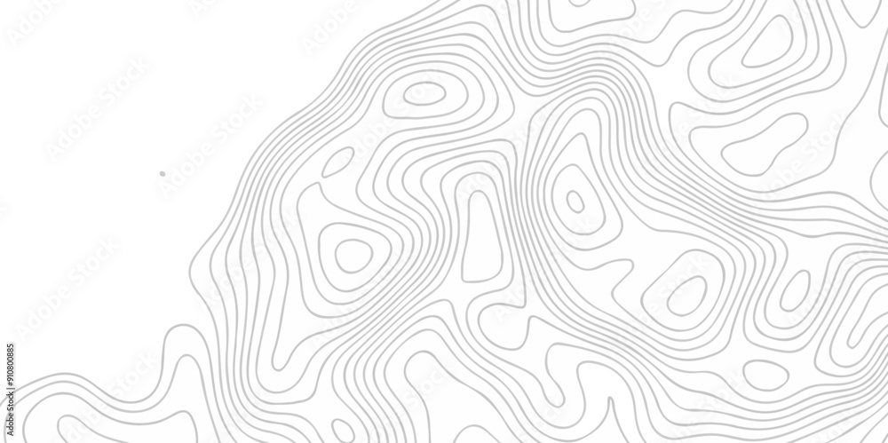 Abstract pattern with lines topographic map background. Topography and ...