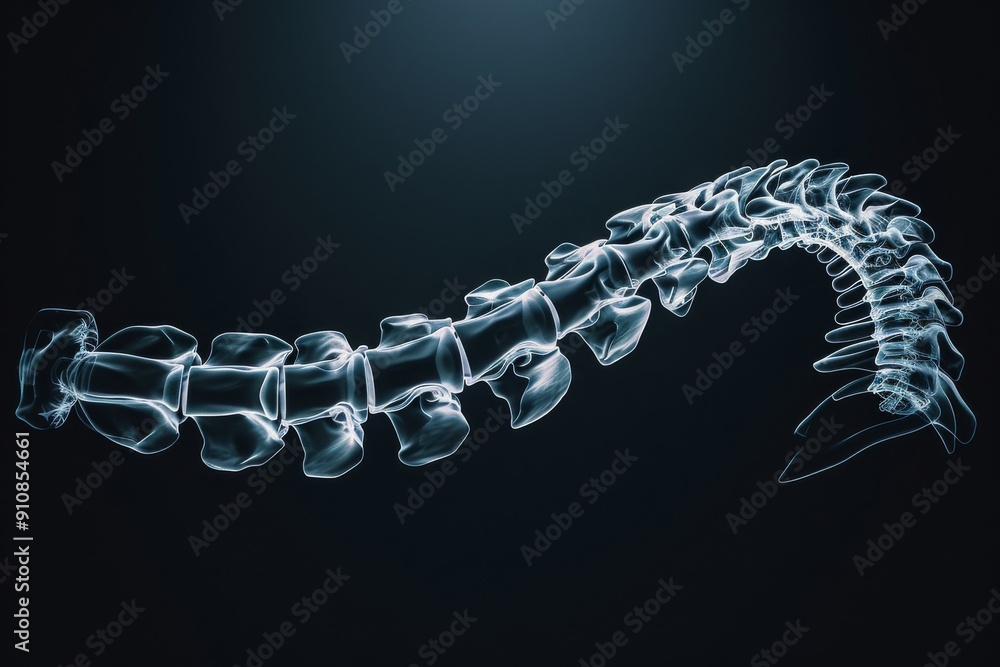 This x-ray image showcases the detailed structure and composition of a ...
