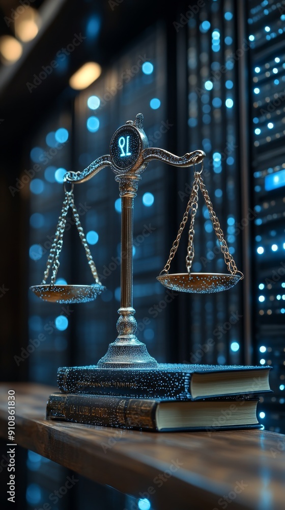 Digital Transformation in Justice: AI-Powered Scales Balancing Law ...