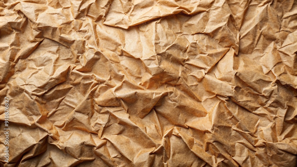 Aged grunge paper texture, wrinkled and torn, with a blank, rough ...